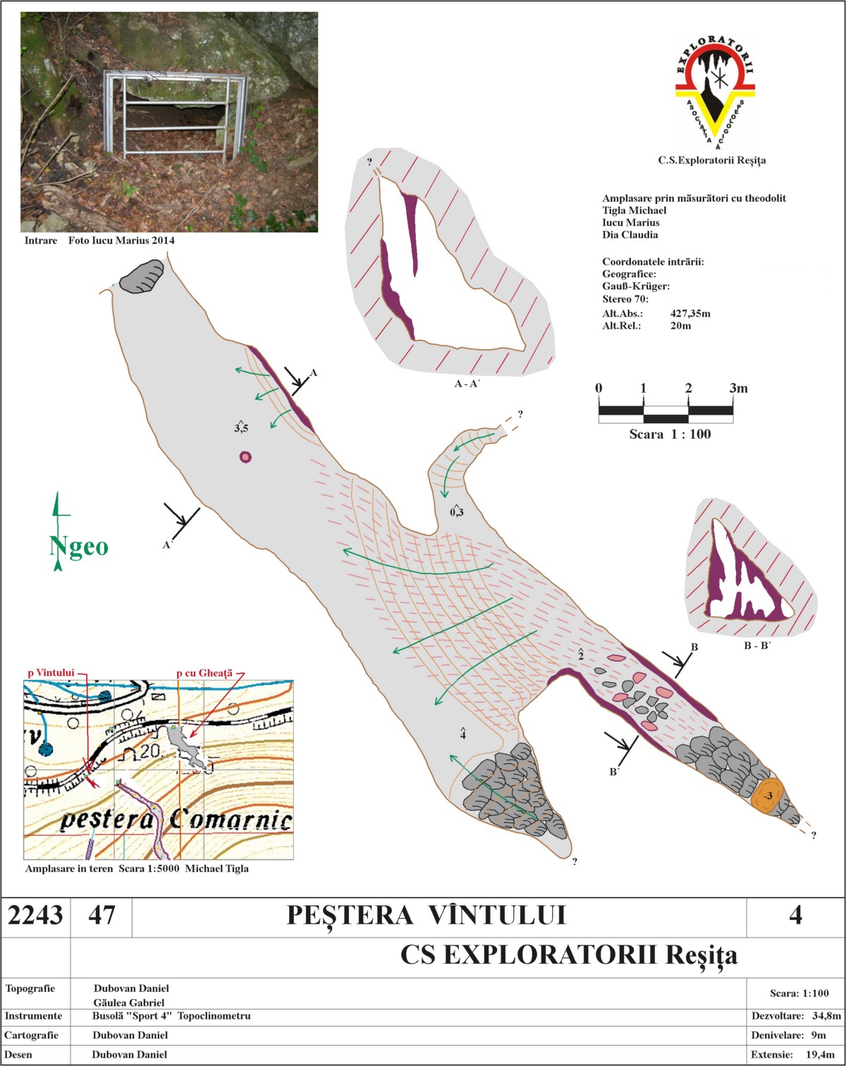 Peştera Vântului | Speologie Romania